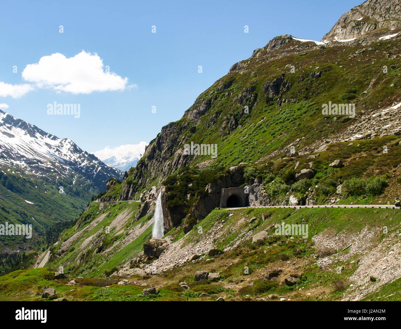 Sustenpass, Switzerland: Landscapes of the mountains and the nature of ...