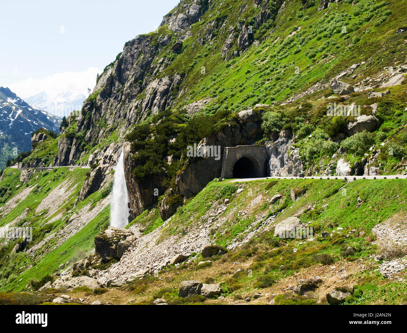 Sustenpass, Switzerland: Landscapes of the mountains and the nature of ...