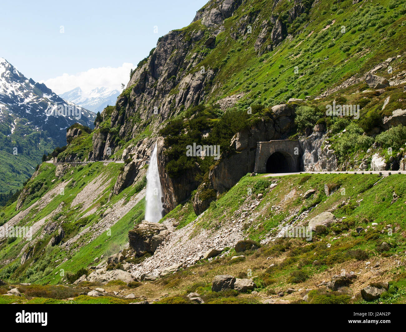 Sustenpass, Switzerland: Landscapes of the mountains and the nature of ...