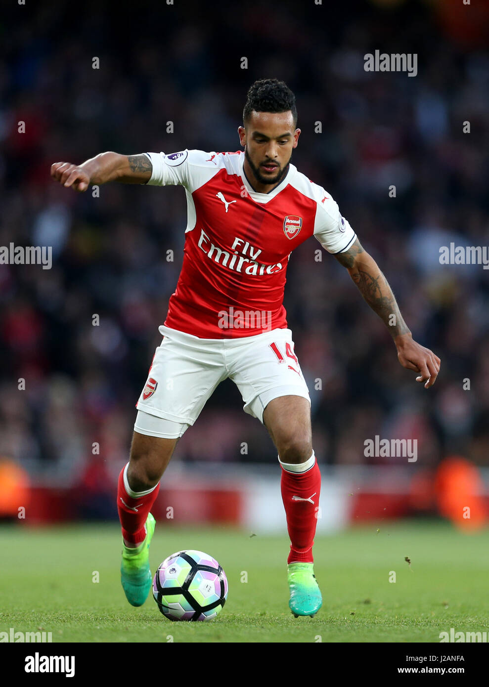 Arsenal's Alex Oxlade-Chamberlain during the Premier League match at ...
