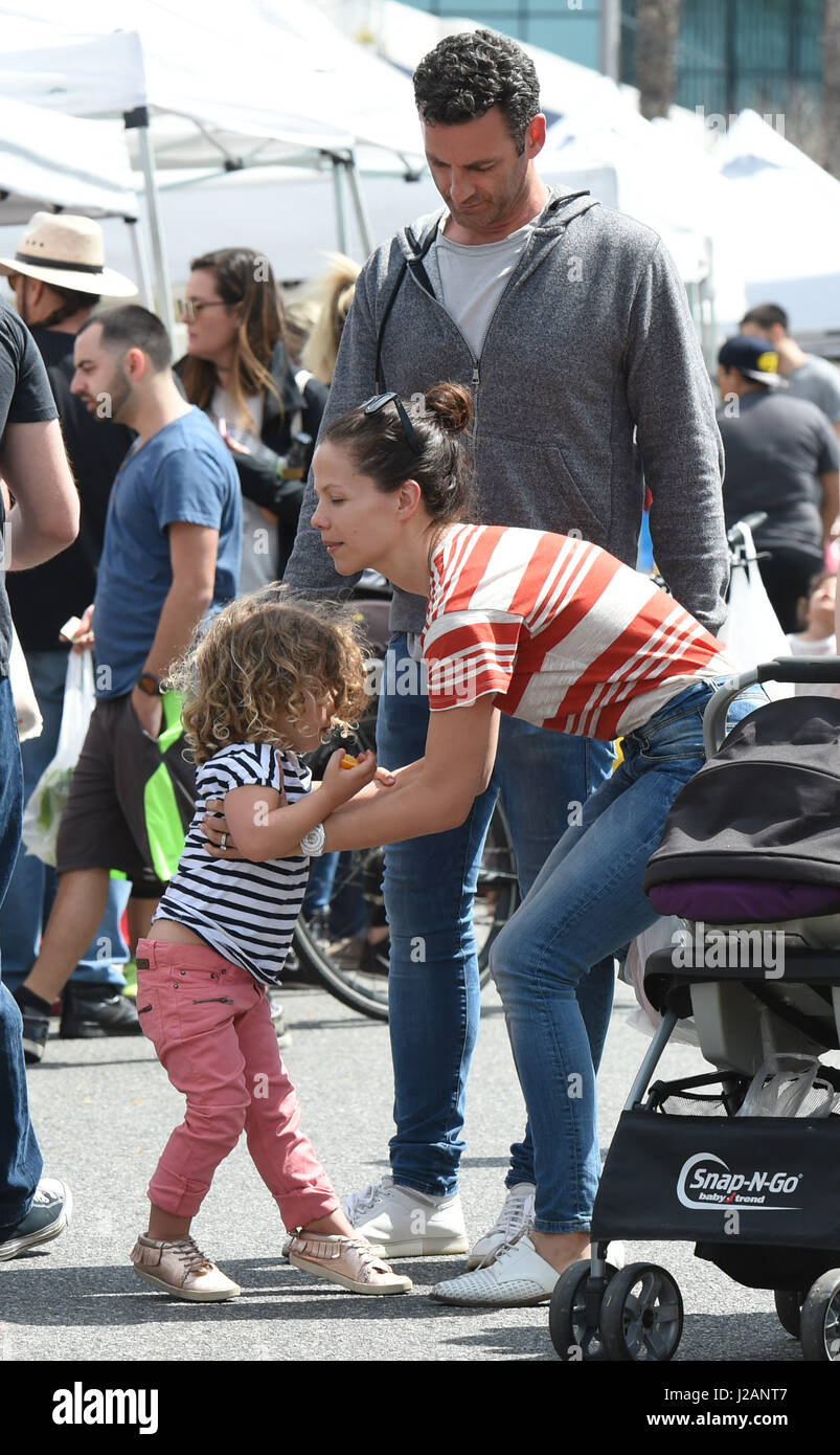 Tammin Sursok and her husband Sean McEwan take their son Phoenix ...