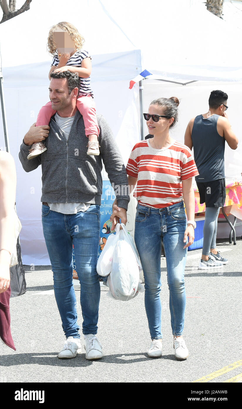 Tammin Sursok and her husband Sean McEwan take their son Phoenix ...