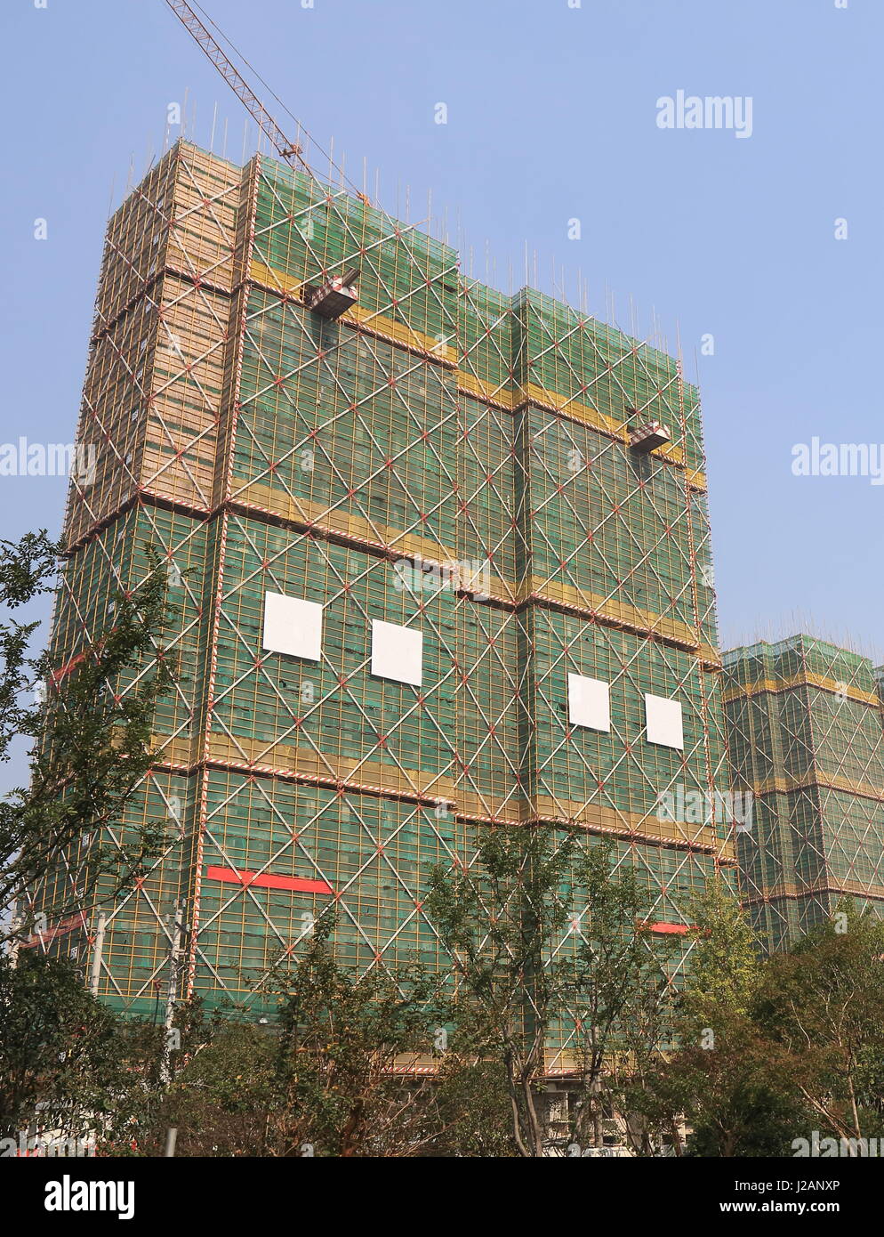 Building scaffolding china hi-res stock photography and images - Alamy