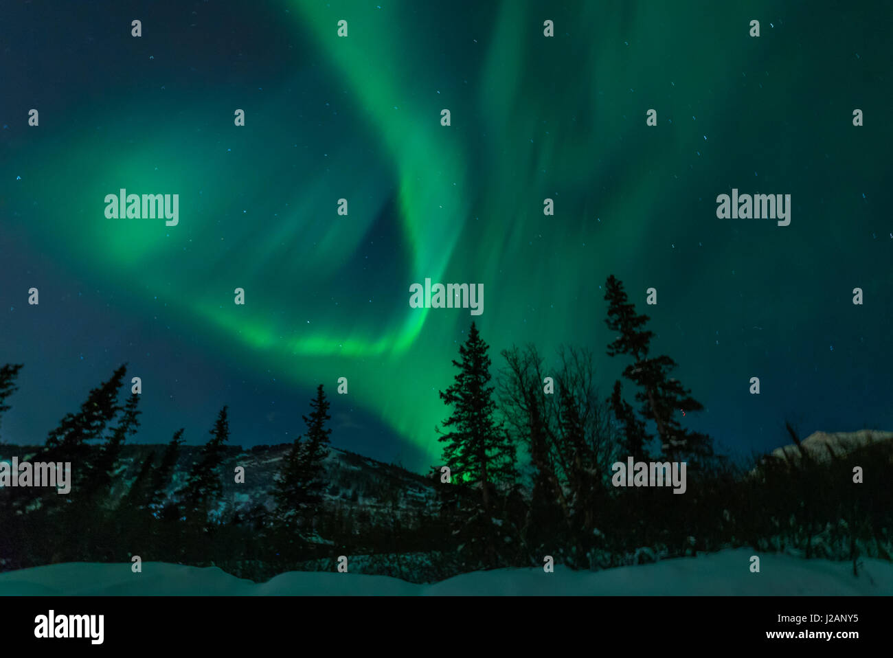Northern lights and starry night hi-res stock photography and images ...