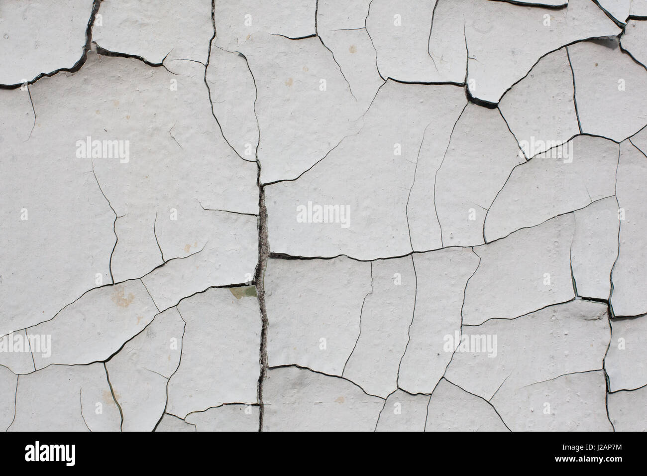 Old cracked white wall Stock Photo - Alamy