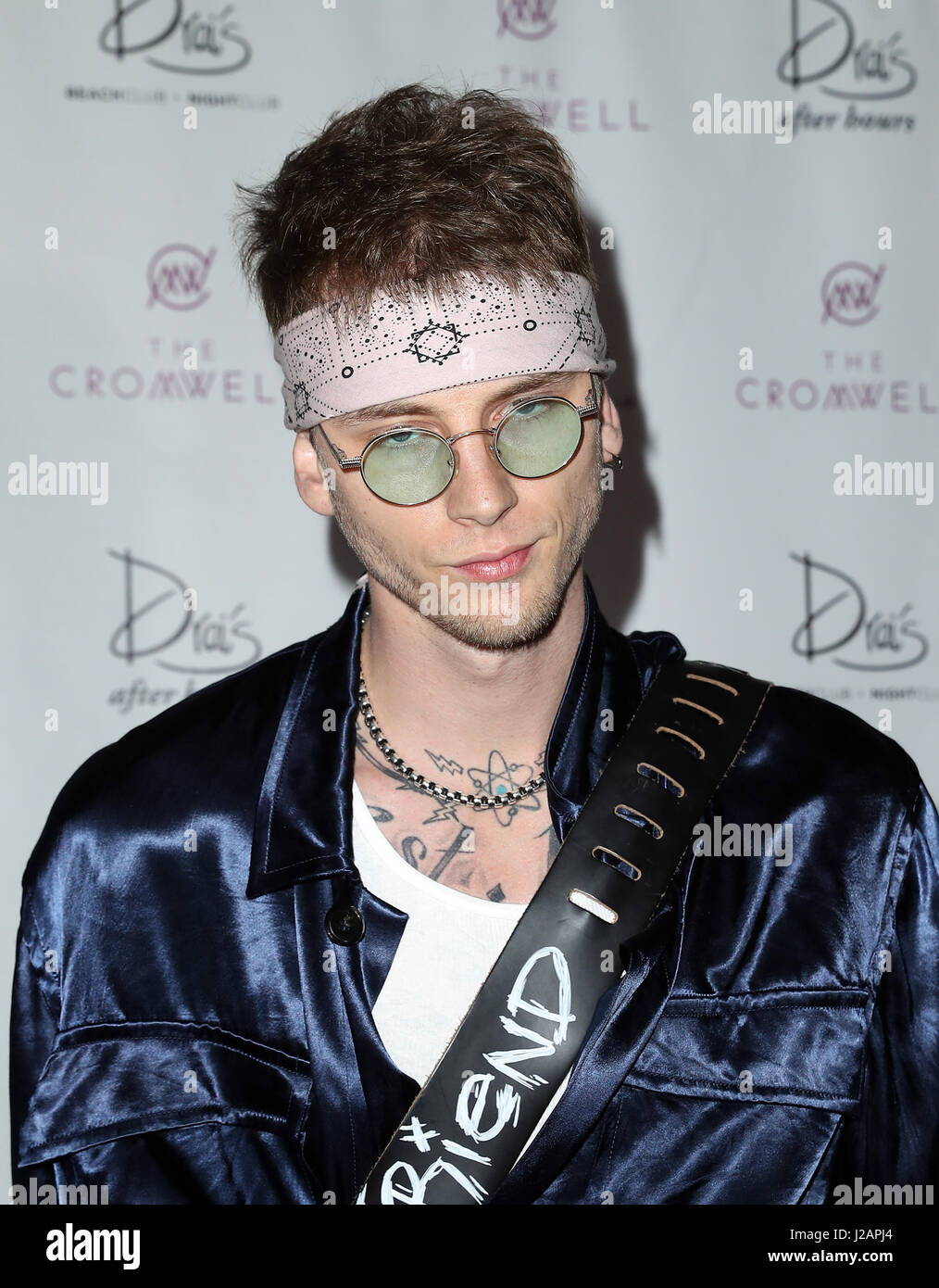 Machine Gun Kelly Makes a Splash at Drai's Beachclub Las Vegas, March ...