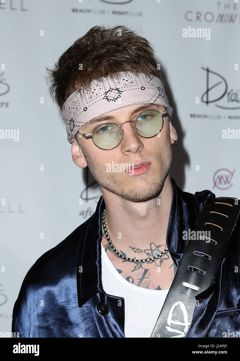 Machine Gun Kelly Makes a Splash at Drai's Beachclub Las Vegas, March ...