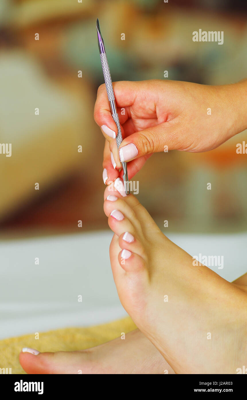 Pushed by foot hi-res stock photography and images - Alamy