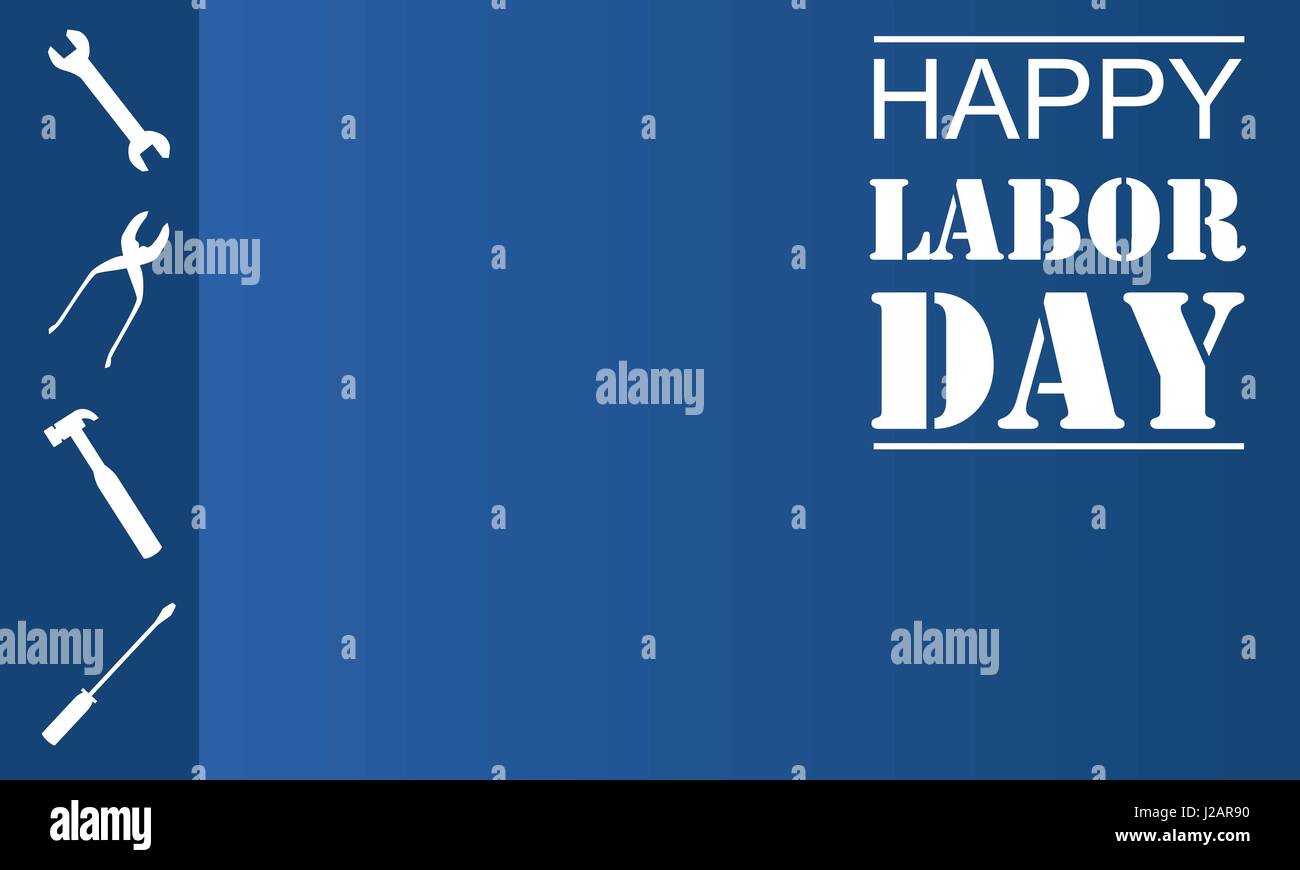 Vector illustration labor day background Stock Vector Image & Art - Alamy