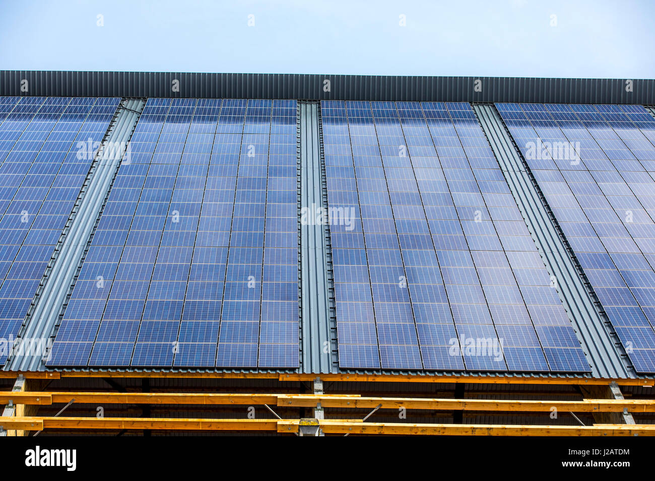 solar panel roof Stock Photo - Alamy