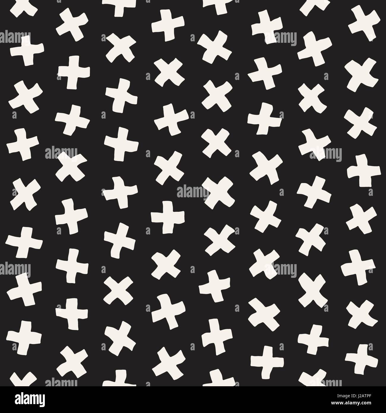 Vector Seamless Pattern. Abstract Background With Scattered Geometric ...