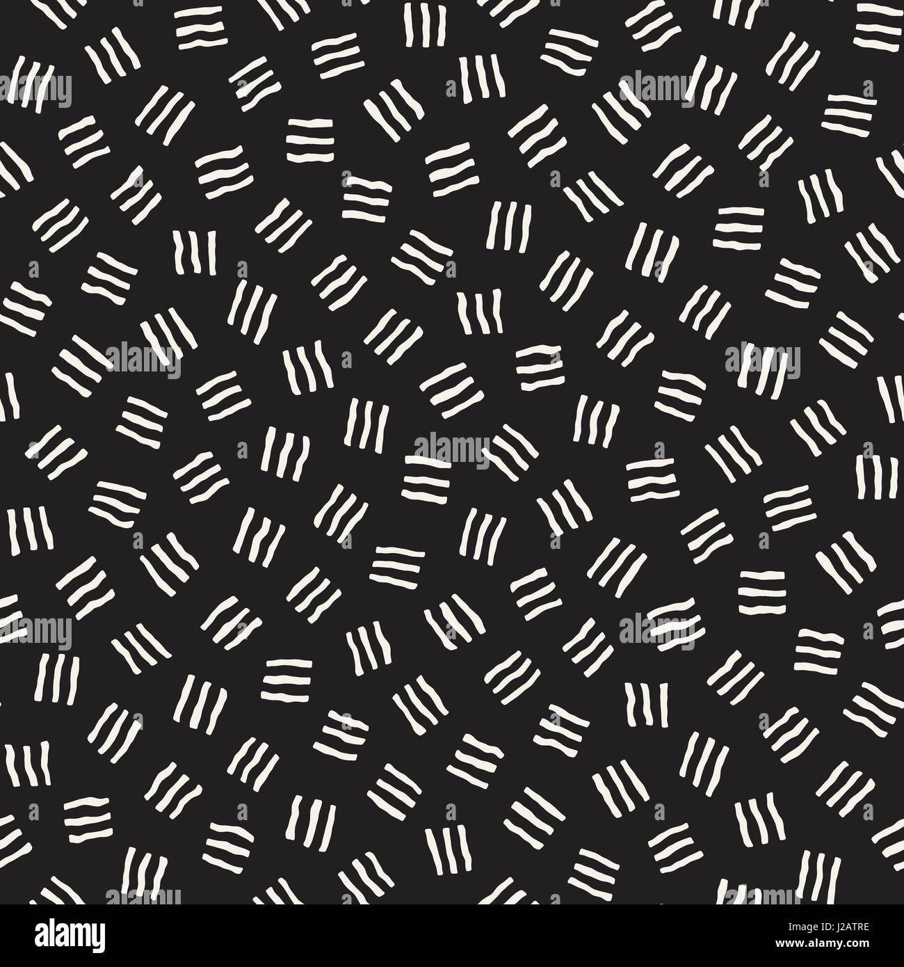 Vector Seamless Pattern. Abstract Background With Scattered Geometric ...