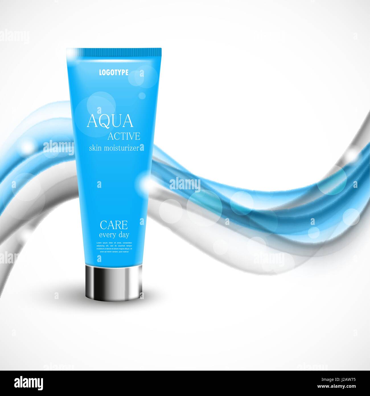 Skin moisturizer cosmetic design template Stock Vector Image & Art - Alamy