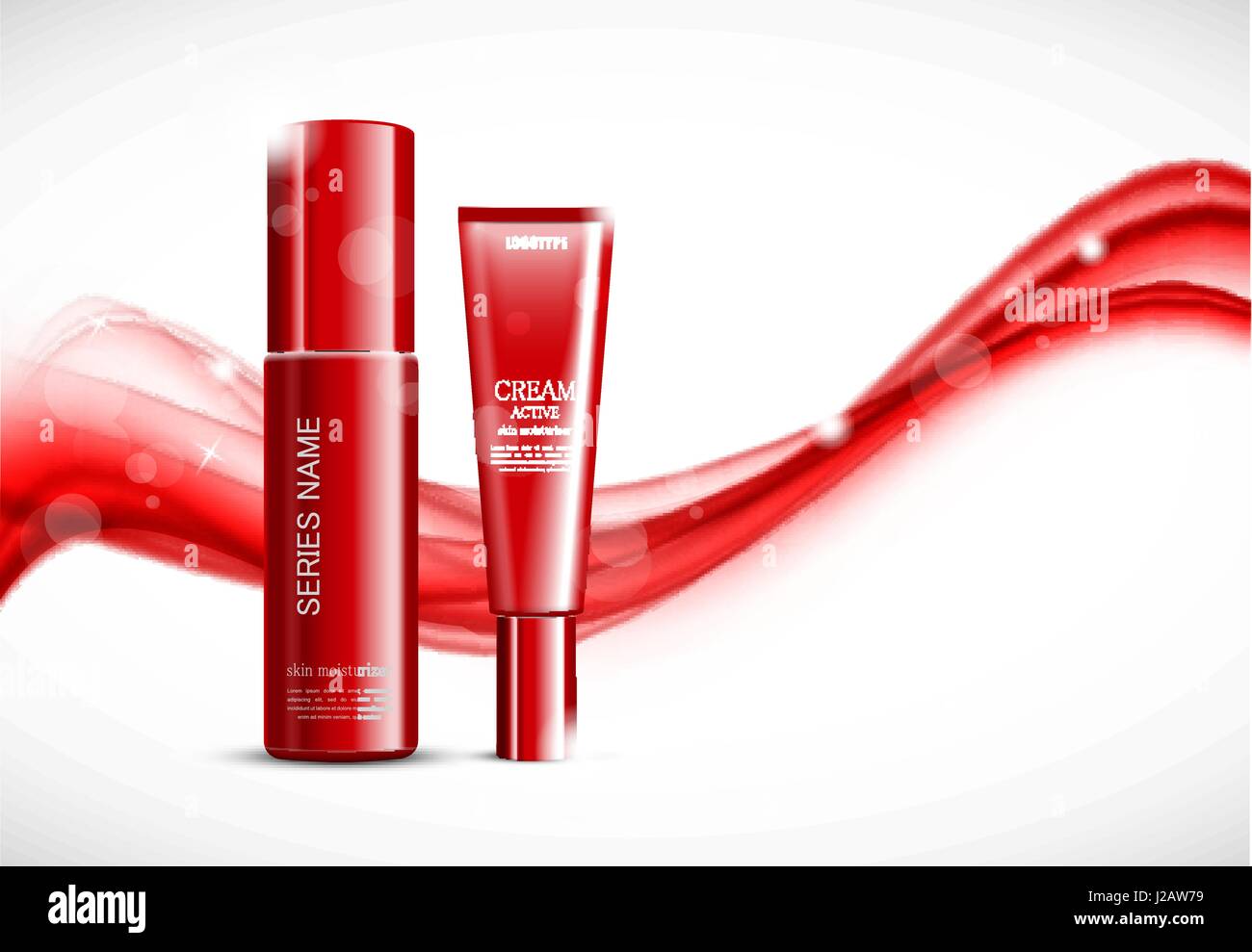 Skin moisturizer cosmetic design template Stock Vector Image & Art - Alamy