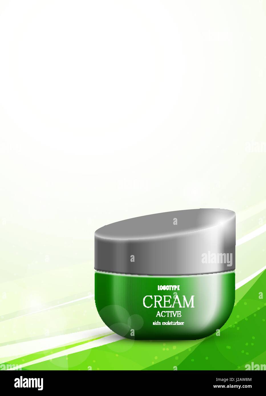 Body cream cosmetic design template Stock Vector Image & Art - Alamy