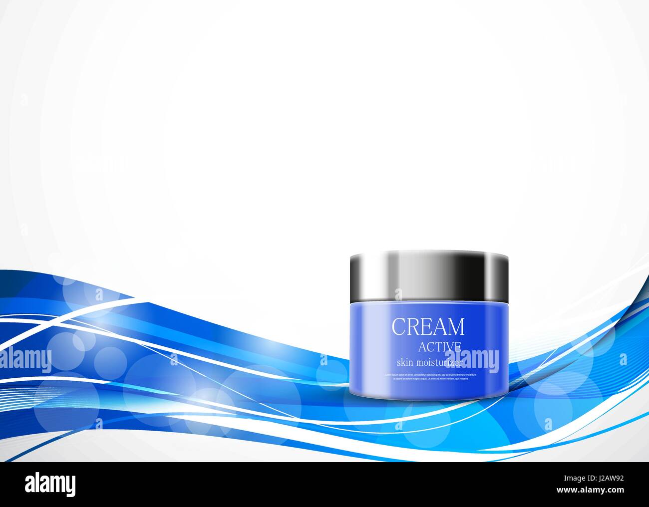 Skin moisturizer cosmetic design template Stock Vector Image & Art - Alamy