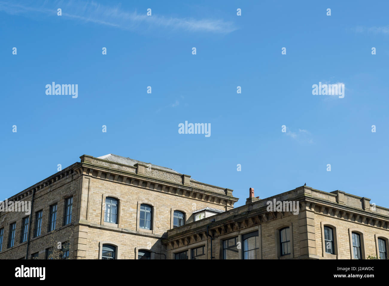 The wonderful village of Saltaire near Bradford. A UNESCO World ...