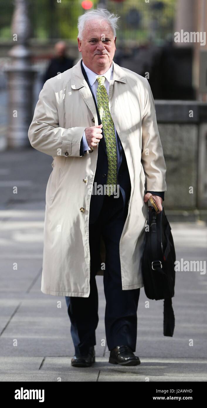 Former Taoiseach John Bruton arrives at Leinster House, Dublin, to ...