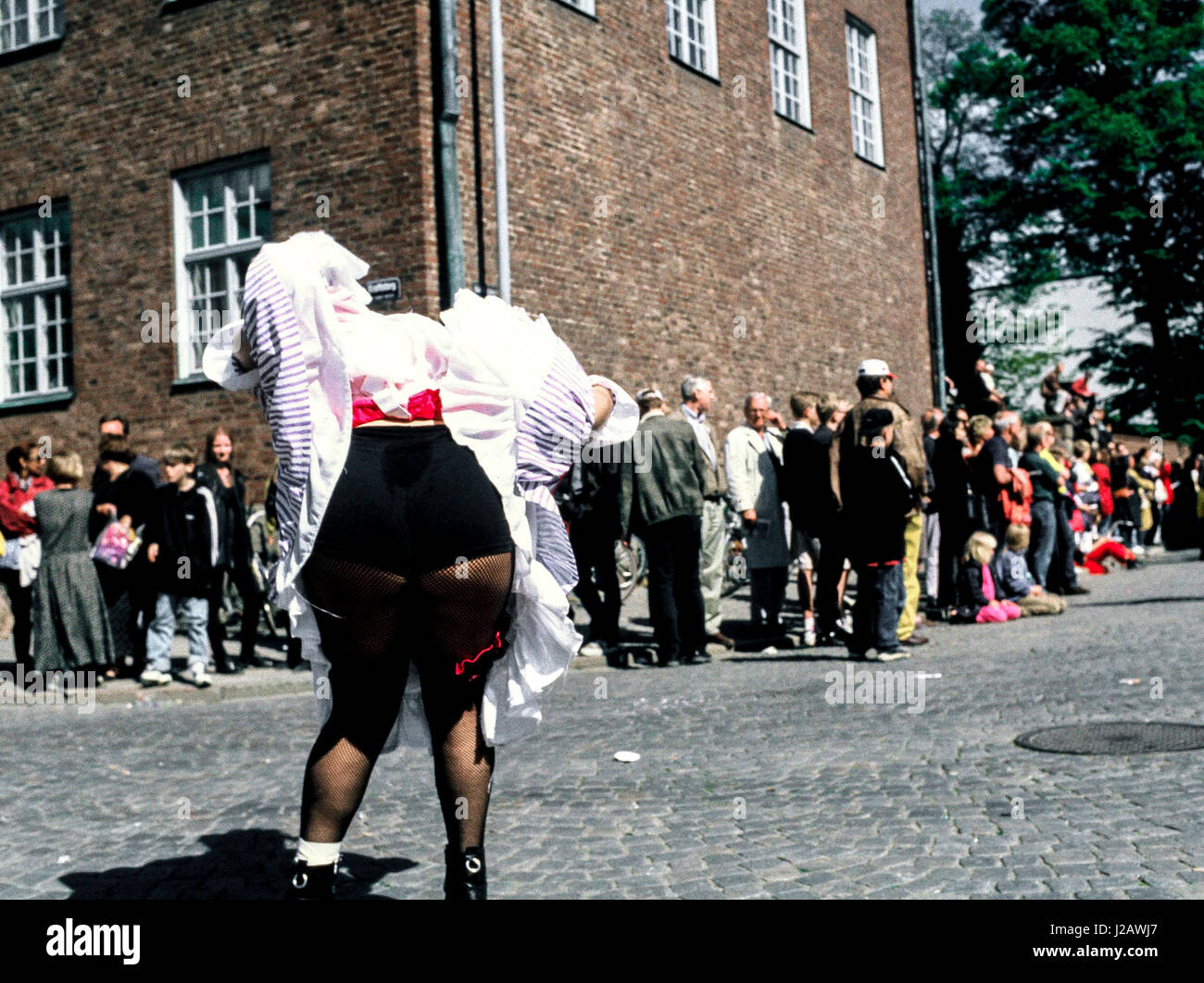 A girl show her bottom Stock Photo - Alamy