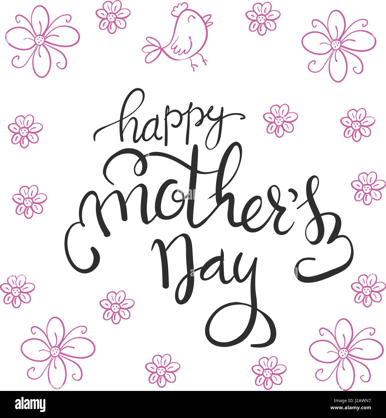 Happy mother day vector art Stock Vector Image & Art - Alamy