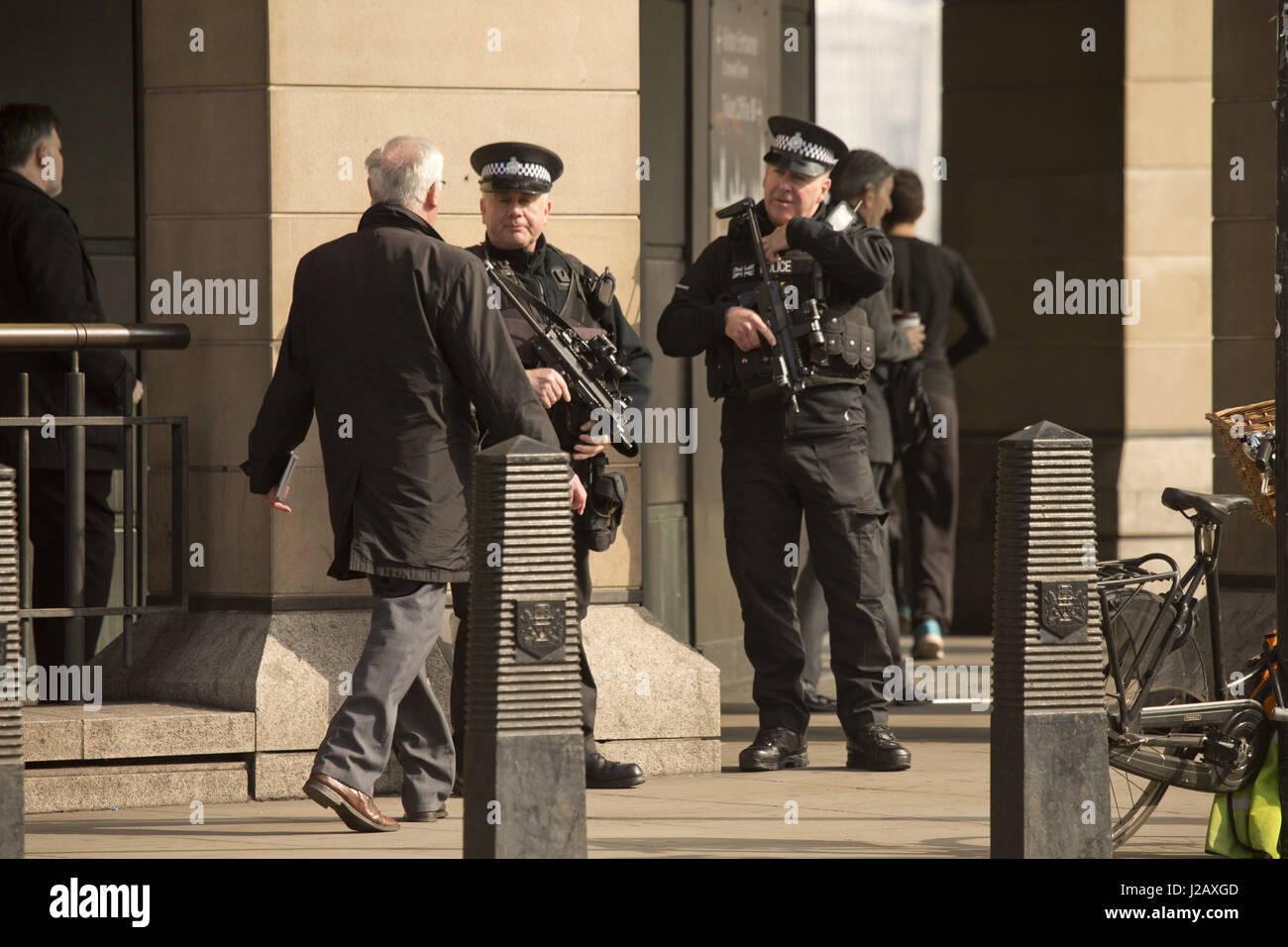 Aftermath of terrorist attack in Parliament square, London Featuring ...