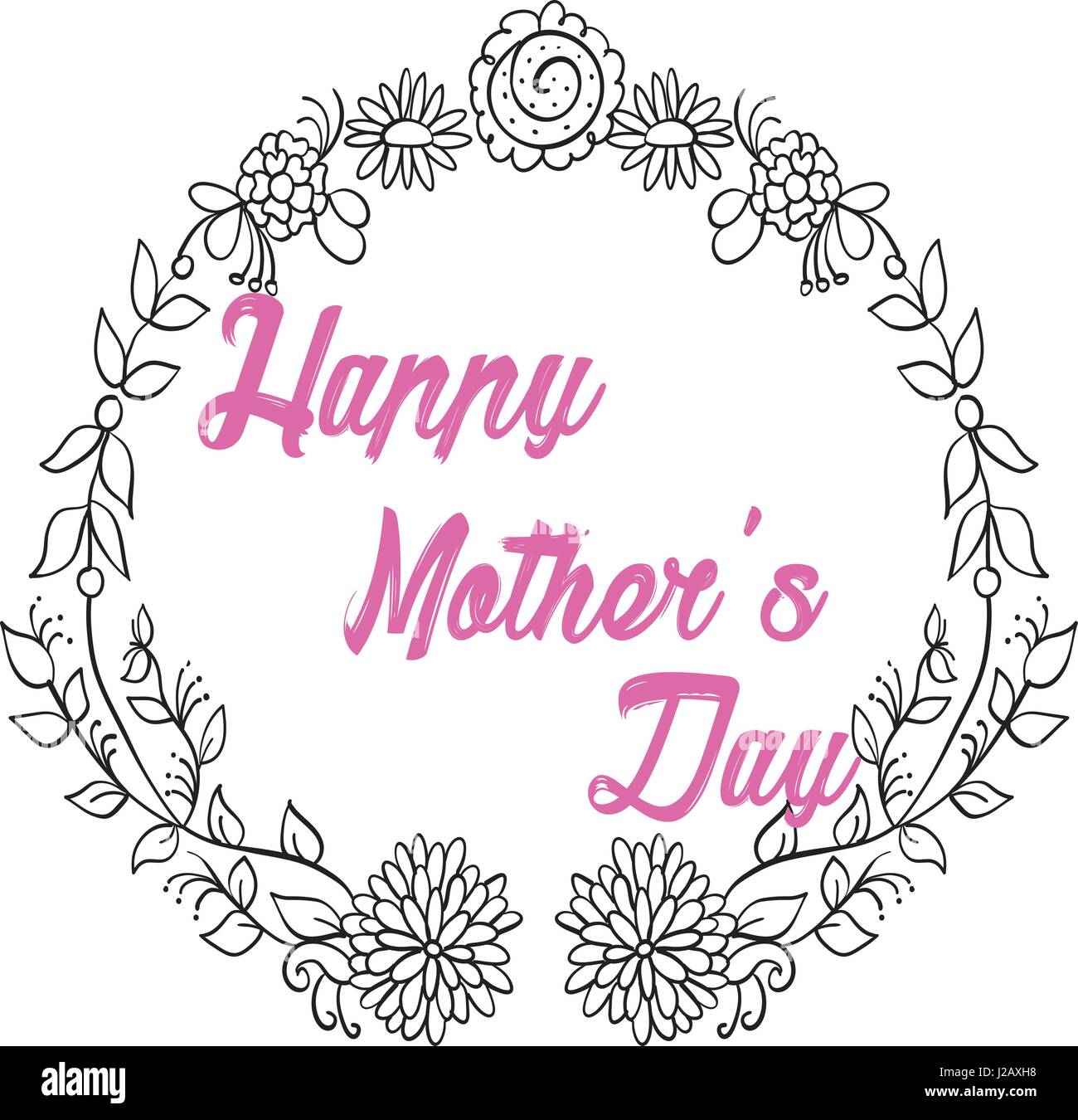 Happy mother day frame collection Stock Vector Image & Art - Alamy
