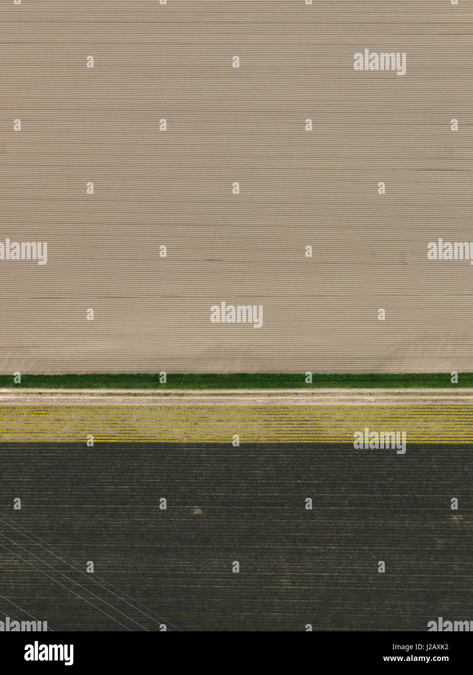 Full frame shot of agricultural landscape Stock Photo - Alamy
