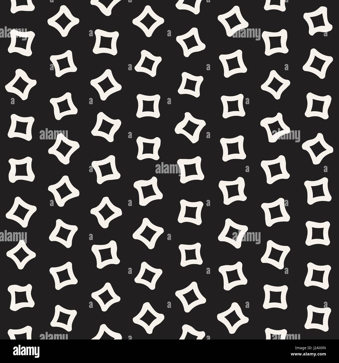 Stylish Doodle Scattered Shapes. Artistic Hand Drawn Texture. Vector ...