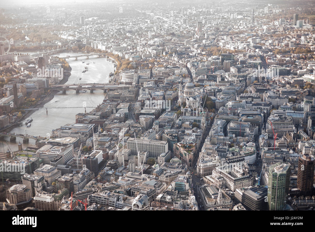 Aerial view of city, London, England, UK Stock Photo - Alamy