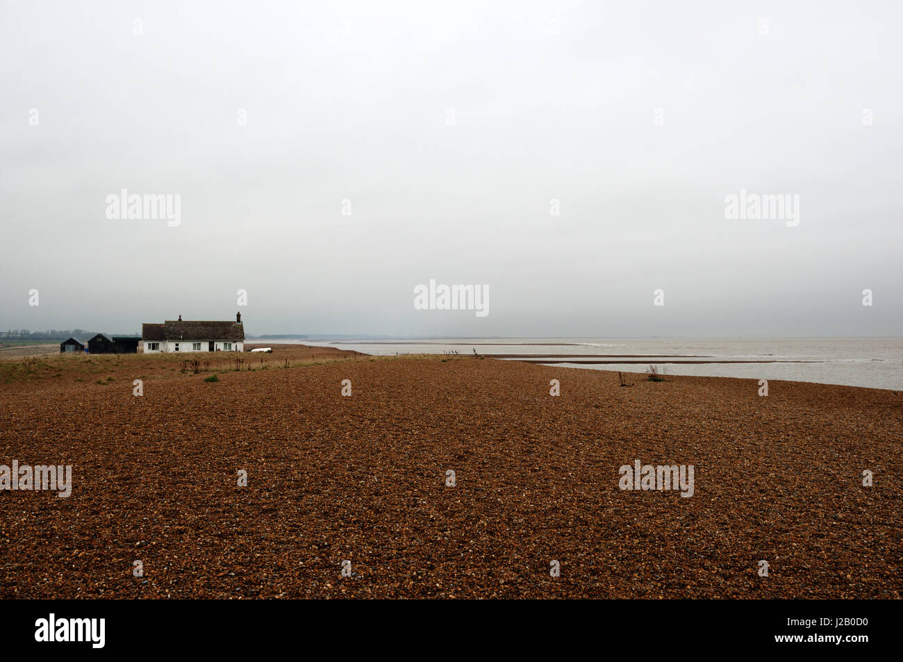 Shingle Street Suffolk UK Stock Photo - Alamy
