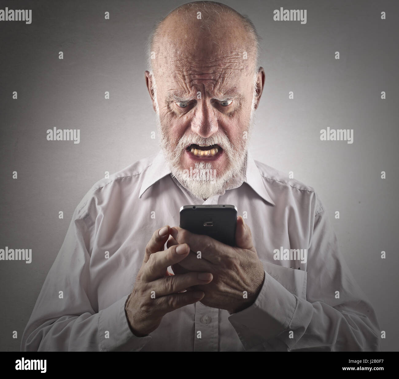 Crazy old man beard hi-res stock photography and images - Alamy
