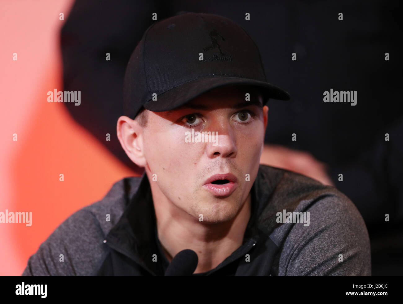 Luke Campbell during a press conference at Sky sports Studios ...