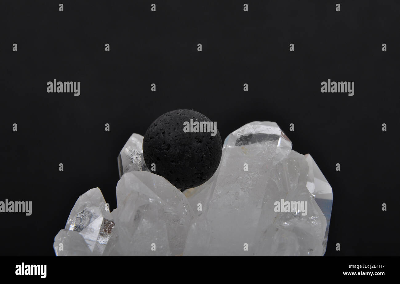 Lava on rock crystal Stock Photo - Alamy