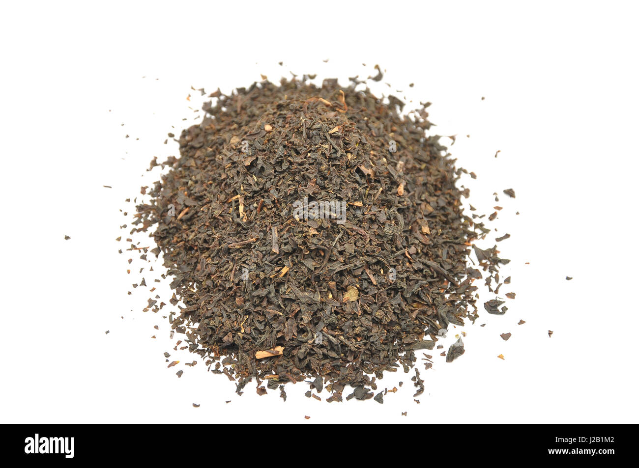 Detailed but simple image of black tea mix Stock Photo - Alamy