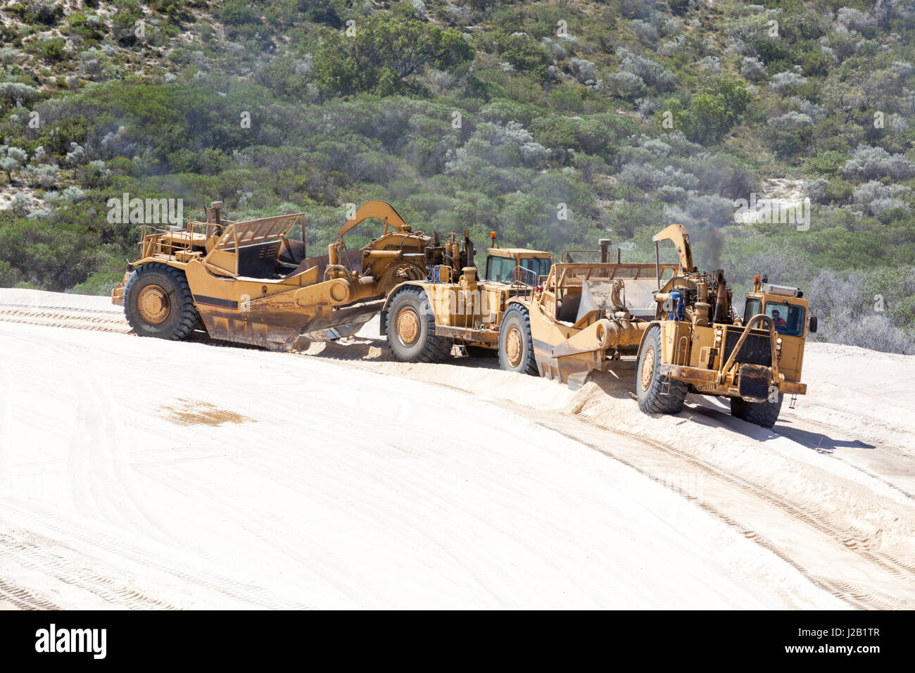 Coupled earth working machine hi-res stock photography and images - Alamy