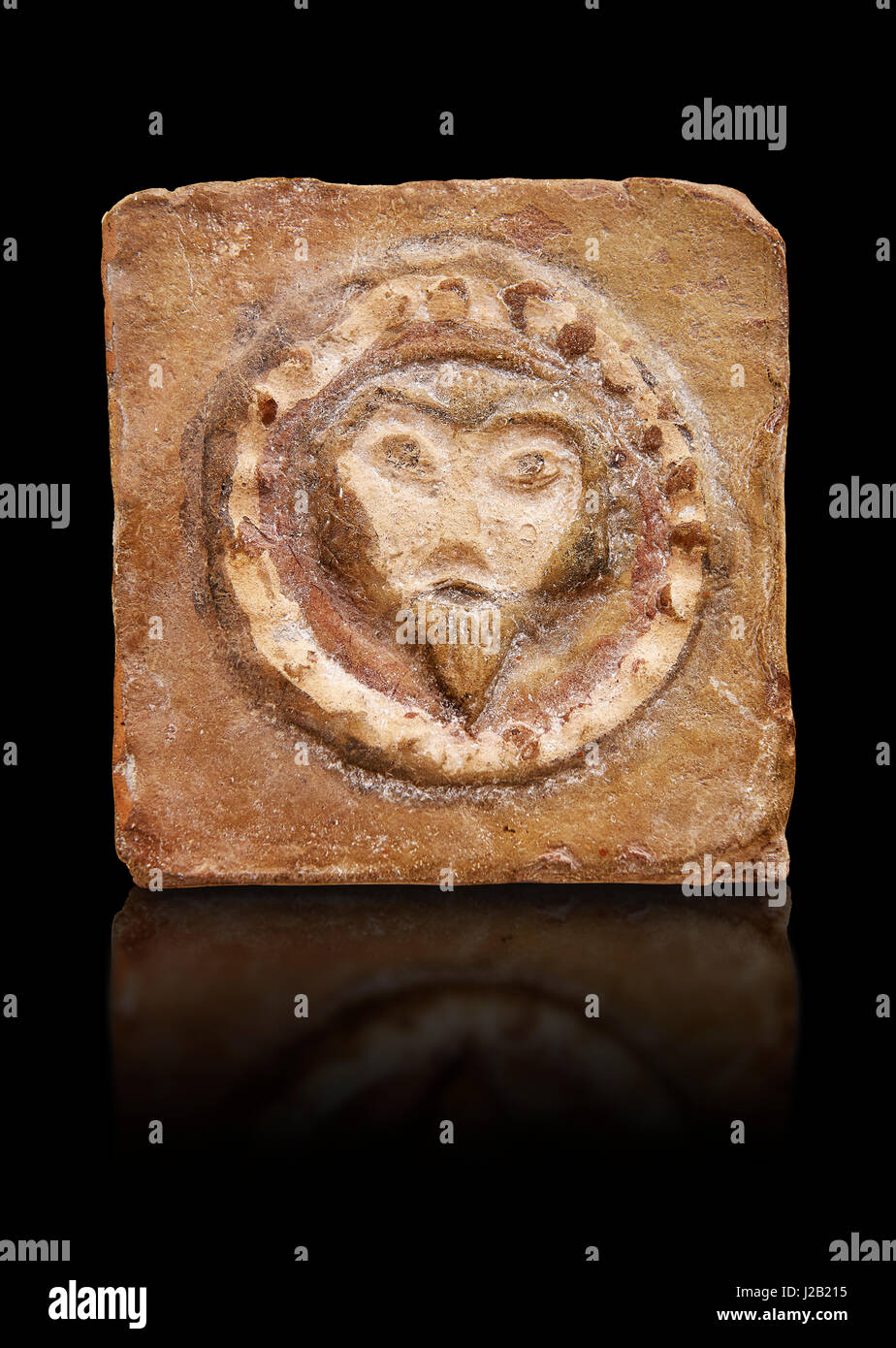 6th-7th Century Byzantine Christian Terracotta tiles depicting Christ ...