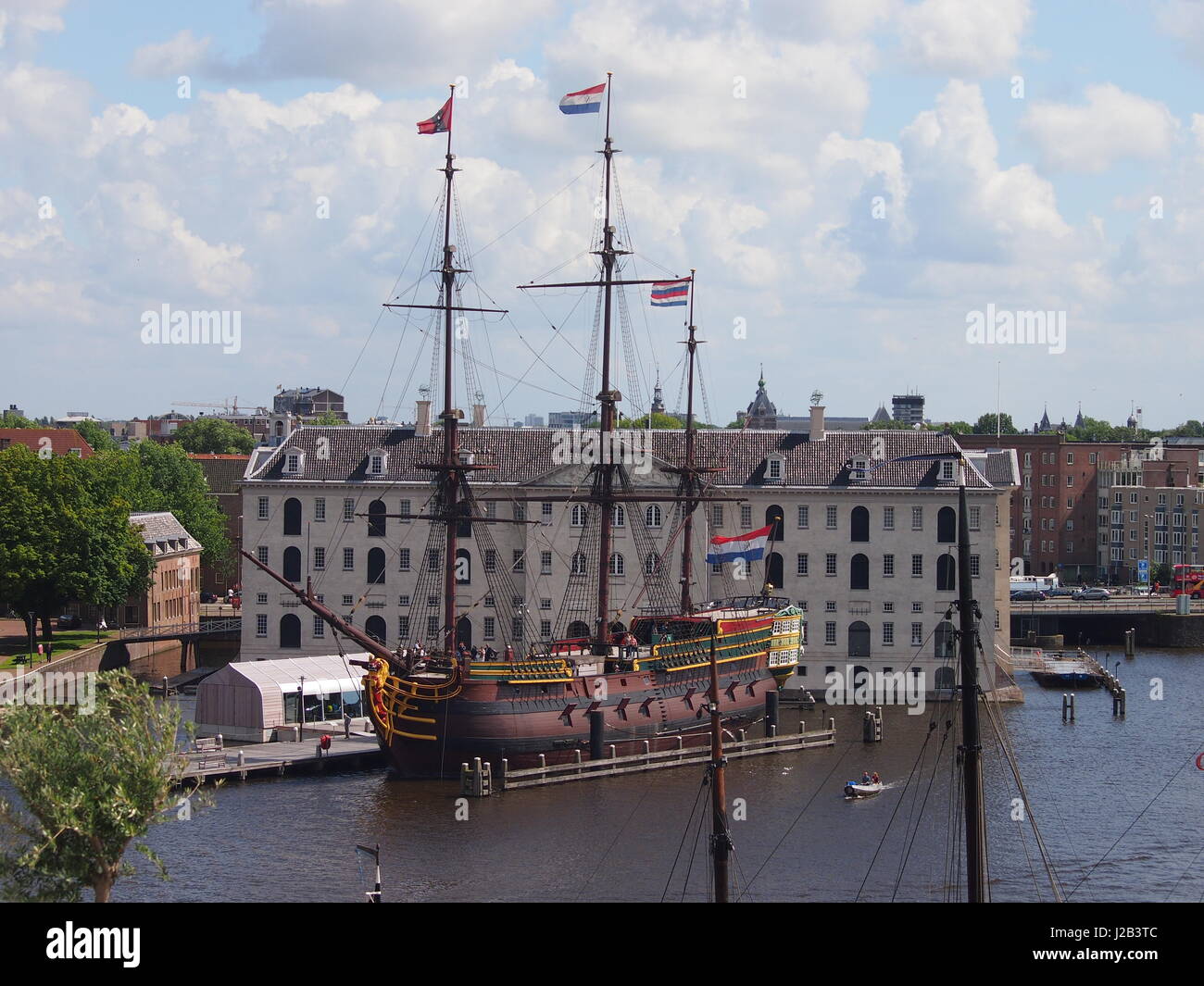 National maritime museum het scheepvaartmuseum amsterdam hi-res stock ...