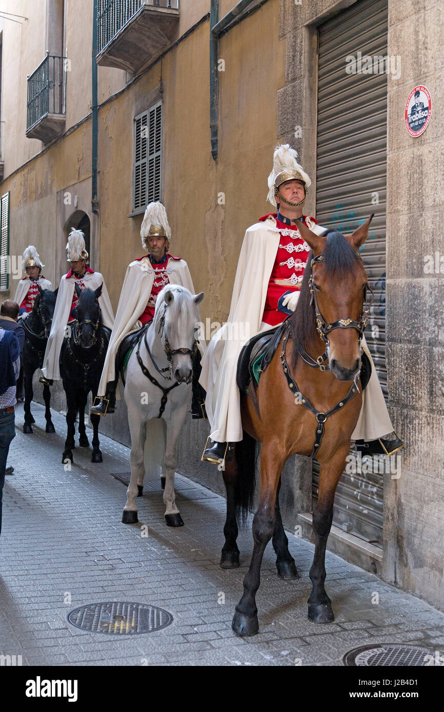 Good Friday Procession at Placa St. Francisco in Palma de Mallorca ...