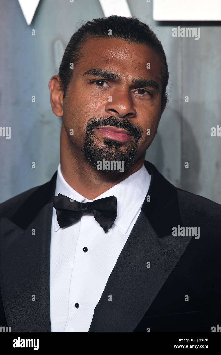 David Haye attending the Lost in Space event to celebrate the 60th ...