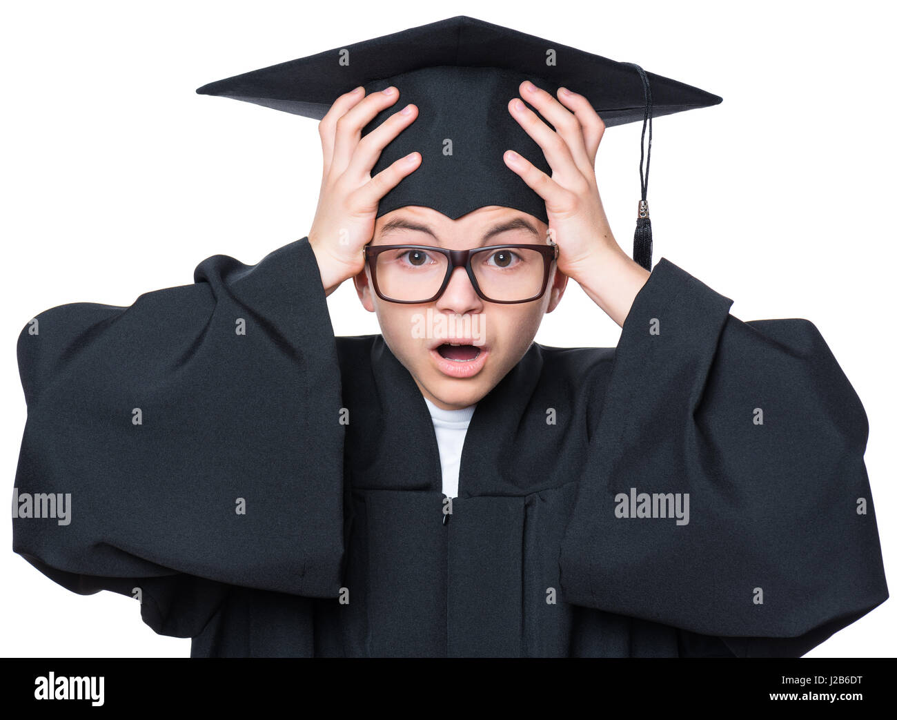 Graduate teen boy student Stock Photo - Alamy