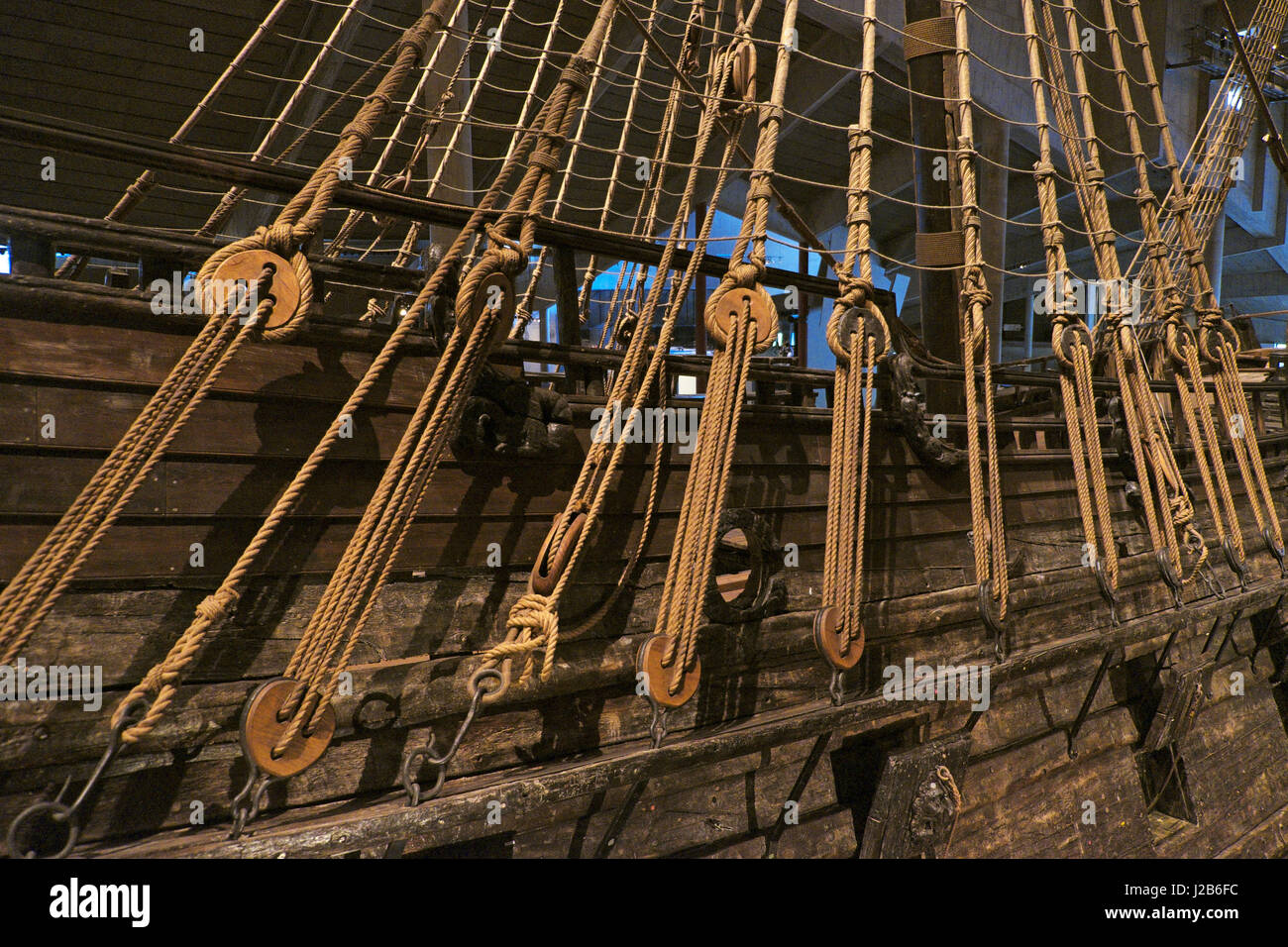 The Vasa ship inside the Vasa Museum in Stockholm, Sweden Stock Photo ...