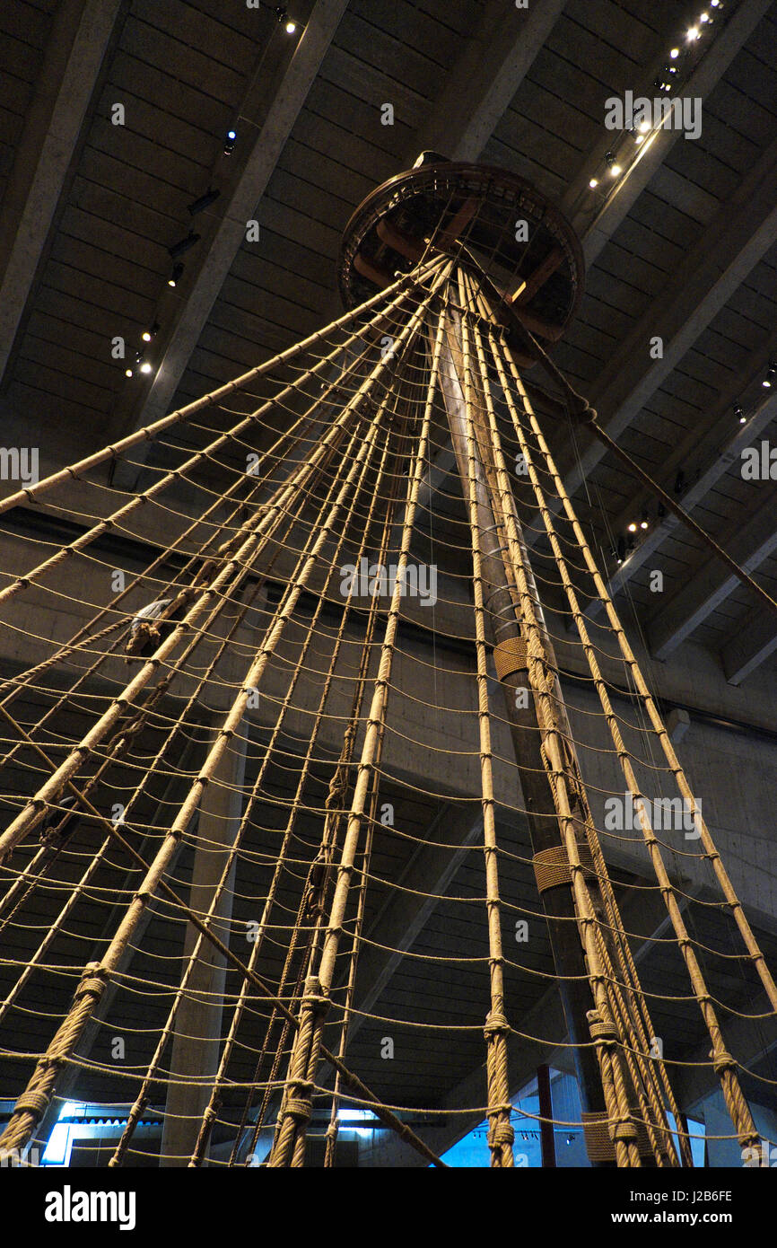 The Vasa ship inside the Vasa Museum in Stockholm, Sweden Stock Photo ...