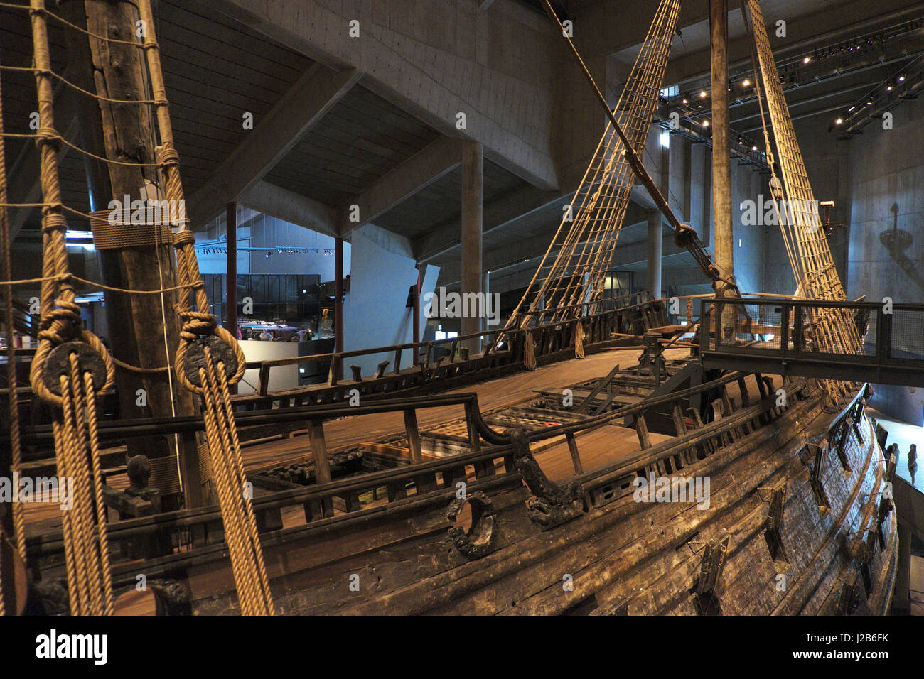 The Vasa ship inside the Vasa Museum in Stockholm, Sweden Stock Photo ...