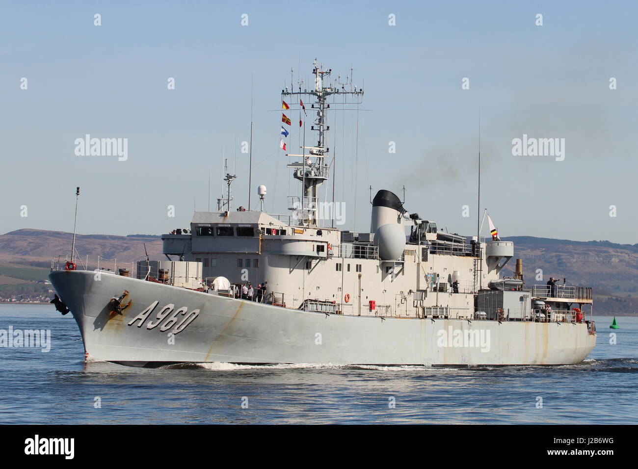 BNS Godetia (A960), a command and logistical support vessel of the ...