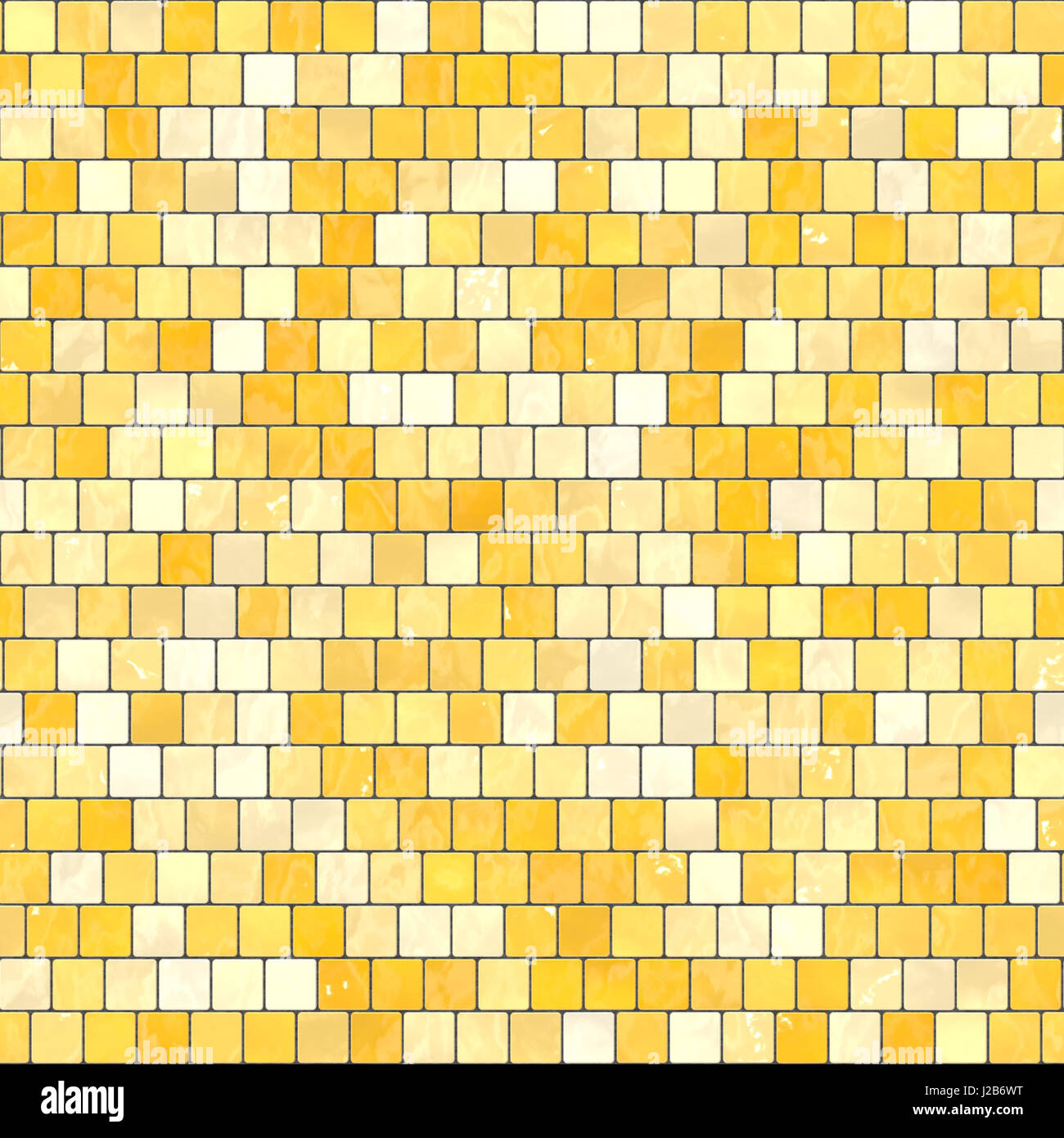 ceramic yellow orange mosaic background seamless texture in swimming ...