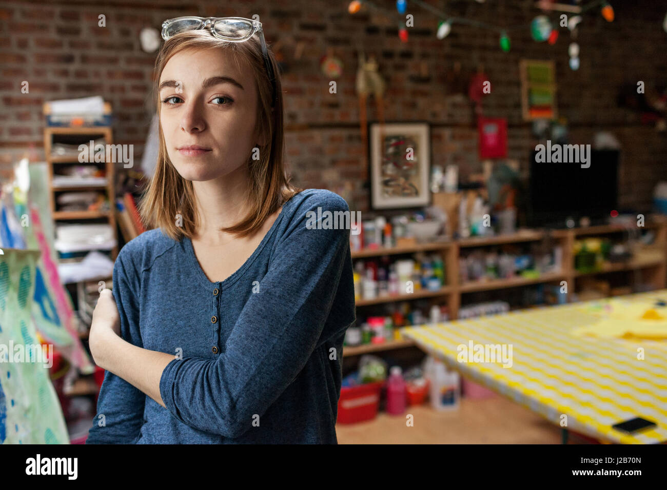 Portrait of a young artist Stock Photo - Alamy