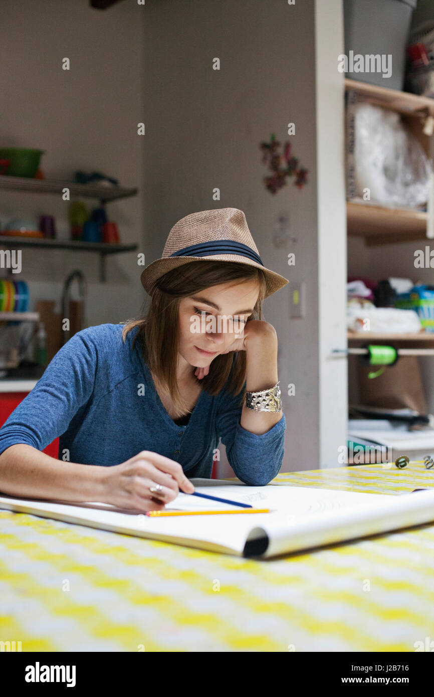 Portrait of a young artist Stock Photo - Alamy