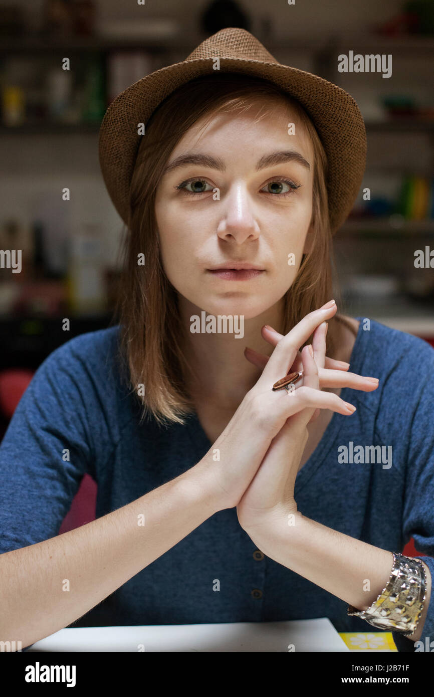 Portrait of a young artist Stock Photo - Alamy