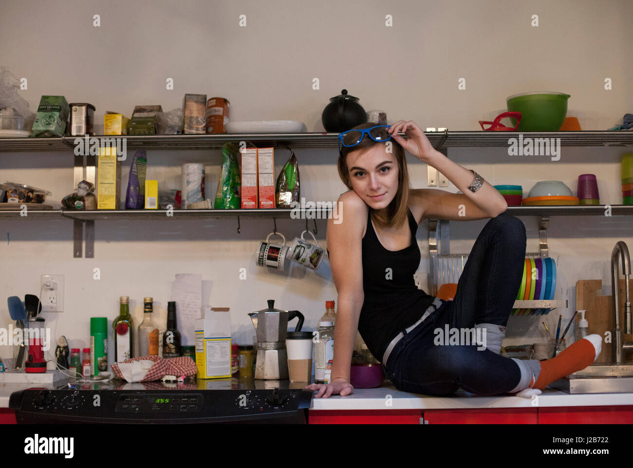 Portrait of a young artist Stock Photo - Alamy