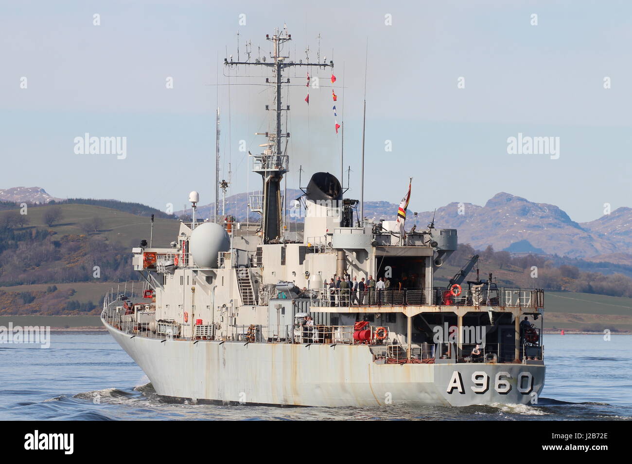 BNS Godetia (A960), a command and logistical support vessel of the ...